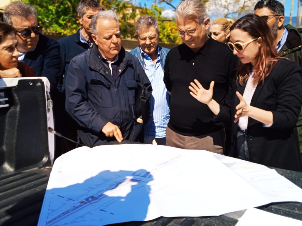 Ο Περιφερειάρχης Δημήτρης Πτωχός στο μεγάλο έργο που αφορά το ...